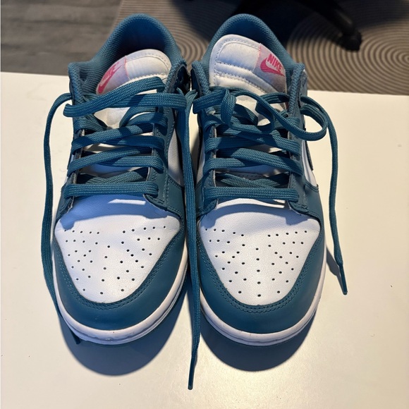 Nike | Shoes | Nike Dunks In Teal And White | Poshmark